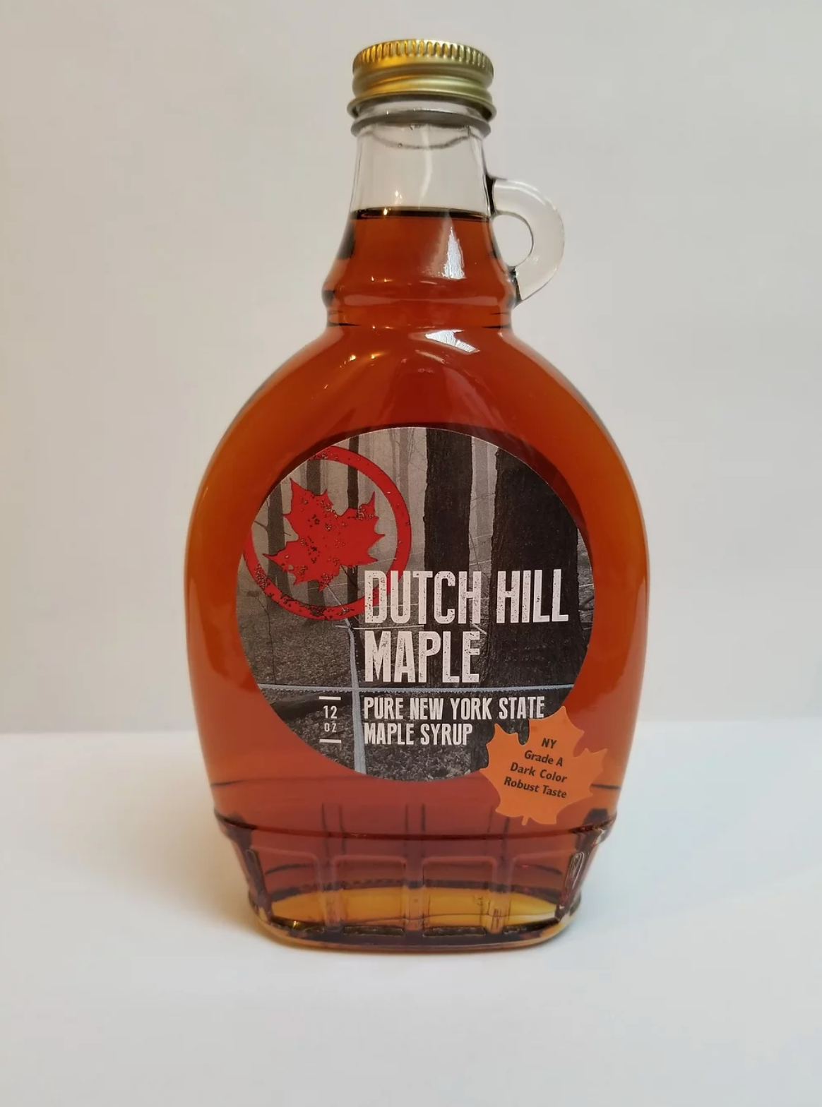 Maple Syrup 12oz Glass Bottle - Dutch Hill Maple | BeeKind Syracuse