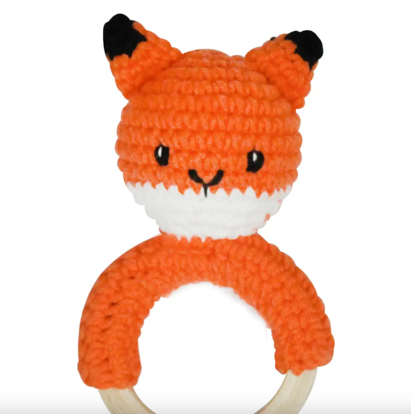 Silk Road Bazaar - Knit Fox Rattle | BeeKind Syracuse