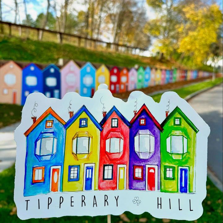 Tipperary Hill Mural Sticker by Ally Walker | BeeKind Syracuse